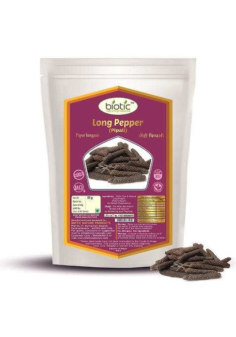Buy Women Biotic Long Pepper - Thippili Pipali Whole Pipal Pippali 50G ...