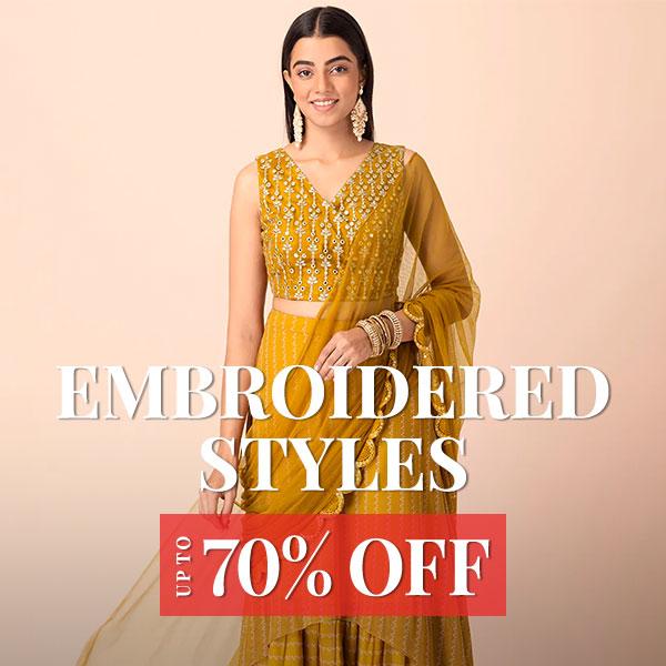 Indian Clothes - Buy Designer Dresses, Kurtas, Tunics, Tops, Lehengas ...