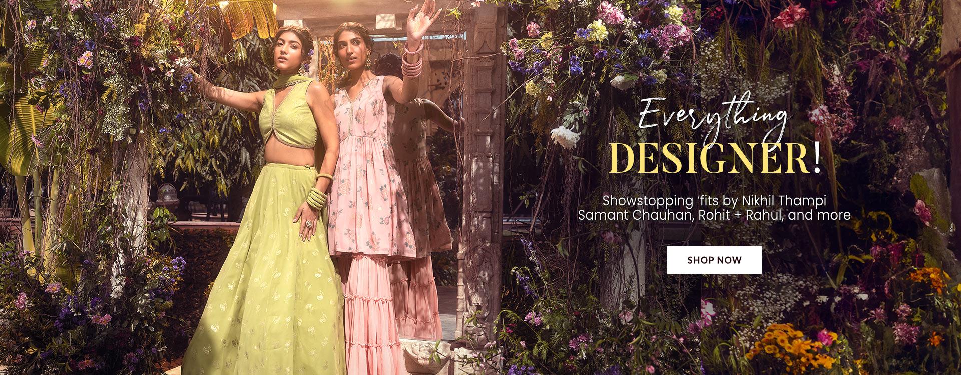 Indian Clothes - Buy Designer Dresses, Kurtas, Tunics, Tops, Lehengas ...