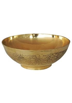 Buy Women Brass Bowl Katora Embose Medium - HKW00294 - Kitchen & Dining ...