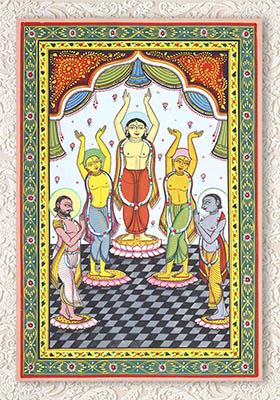Buy Women Pancha Tattva Traditional Indian Painting Of The Five ...