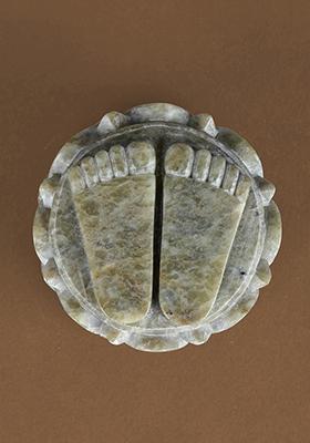 Buy Women Banaras Stone Charan Paduka Symbol Of Devotion And Blessings ...