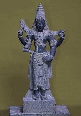 Buy Women Brihaspati Graha Idol Hand Carved Granite Stone Statue Of ...
