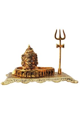 Buy Women Aluminium Showpiece Mahakal Statue - HST02614 - Home Decor ...