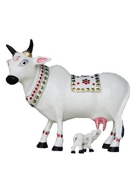 Buy Women Showpiece Cow Calf Statue - HST02719 - Hindu Gods & Goddesses ...