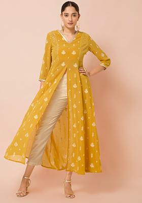 High Slit Tunics - Buy Indo Western High Slit Kurtas Online for Women ...