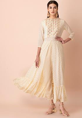 High Slit Tunics - Buy Indo Western High Slit Kurtas Online for Women ...