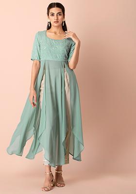 High Slit Tunics - Buy Indo Western High Slit Kurtas Online for Women ...