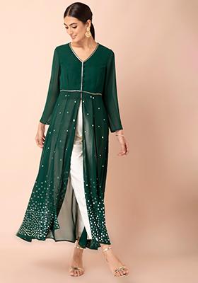 High Slit Tunics - Buy Indo Western High Slit Kurtas Online for Women ...