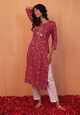 Red Ethnic Wear - Buy Indian Designer Red Ethnic Wear Online for Women ...