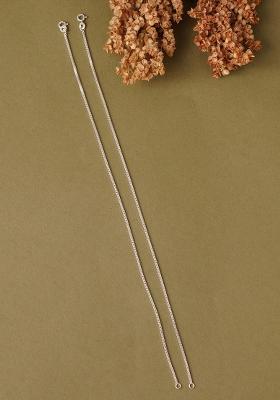 Buy Women Silver Plain 925 Sterling Silver Anklets - XJA01268 - Shop by ...