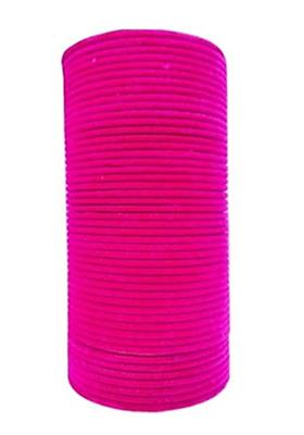 Buy Women Rani Pink Metal Bangles Glossy Velvet Bangle Set - XJB0193 ...